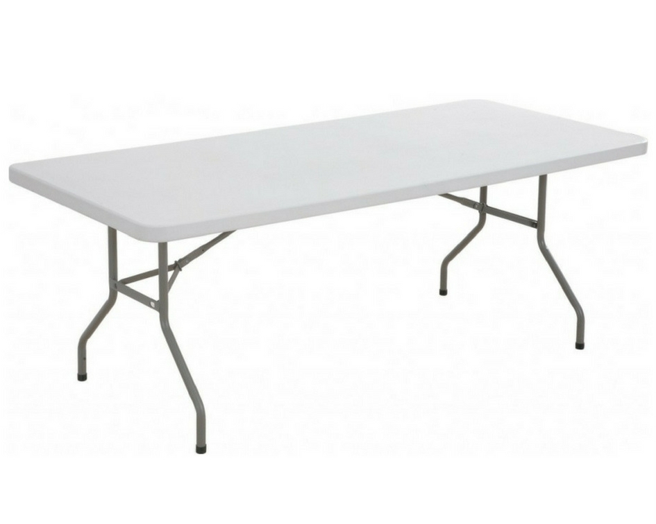 Plastic Foldup Trestle Table